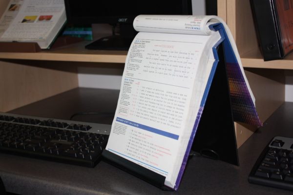 Plastic Typing Book Stand For Keyboarding | Plastic Perfection